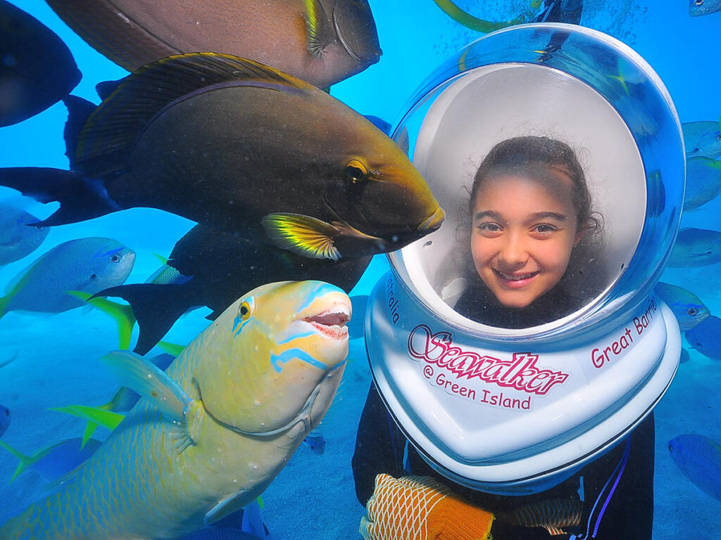Green Island • Seawalker Helmet Dive Tour | Cairns Discovery Tours