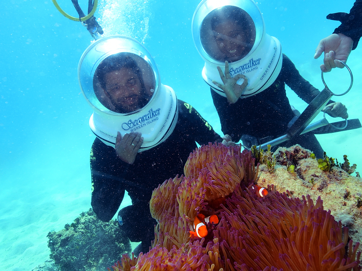 Green Island • Seawalker Helmet Dive Tour | Cairns Discovery Tours